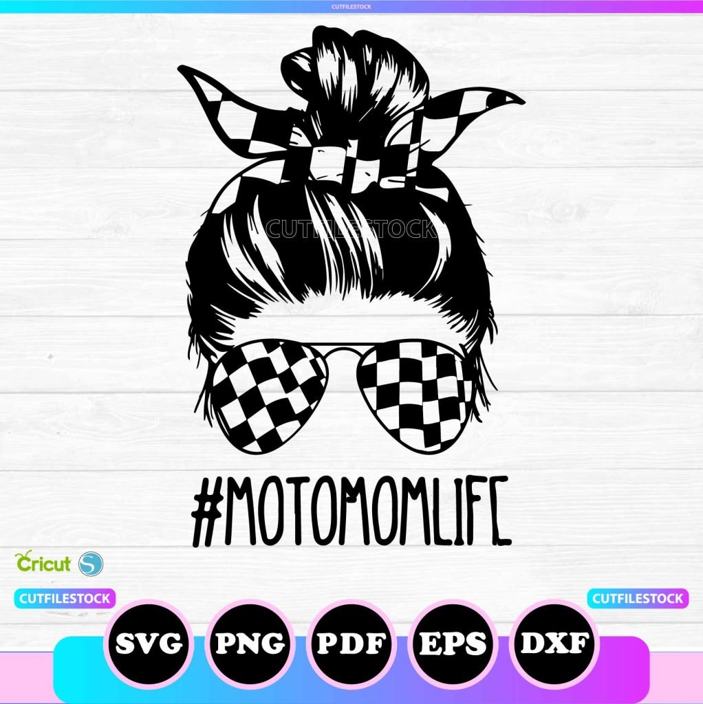 MotoMomLife Svg Png, Motorcycle Life, Race Mom PNG, Race Moto Mom Svg