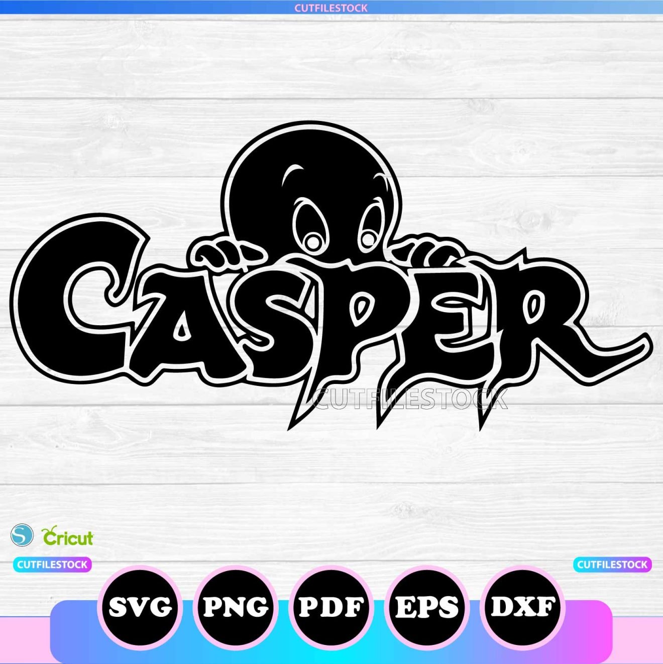 Casper The Friendly Ghost Svg Png Eps, Cricut, Cartoon svg
